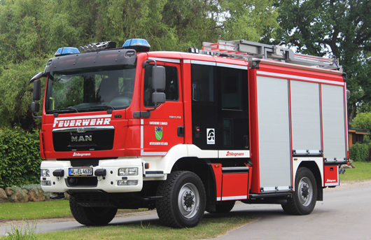 Erstes HLF10 in Bütlingen feierlich in den Dienst gestellt